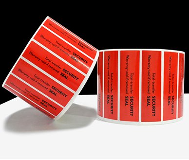 Tamper Evident Security Labels